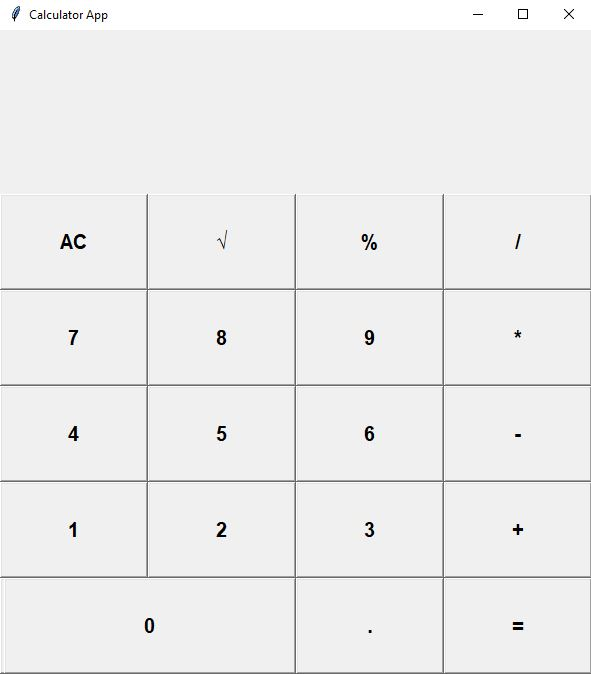 GitHub - ajayysaini/calculator-tkinter-python: A python GUI Calculator ...