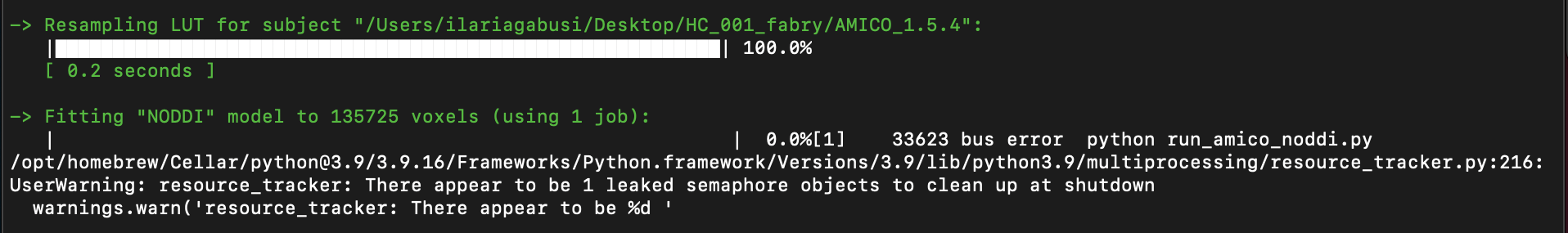 Error when fitting AMICO · Issue #161 · daducci/AMICO · GitHub