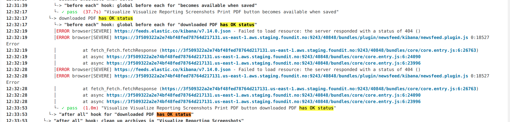 Test Failed Chrome X Pack Ui Functional Tests1x Packtestfunctionalappsvisualize