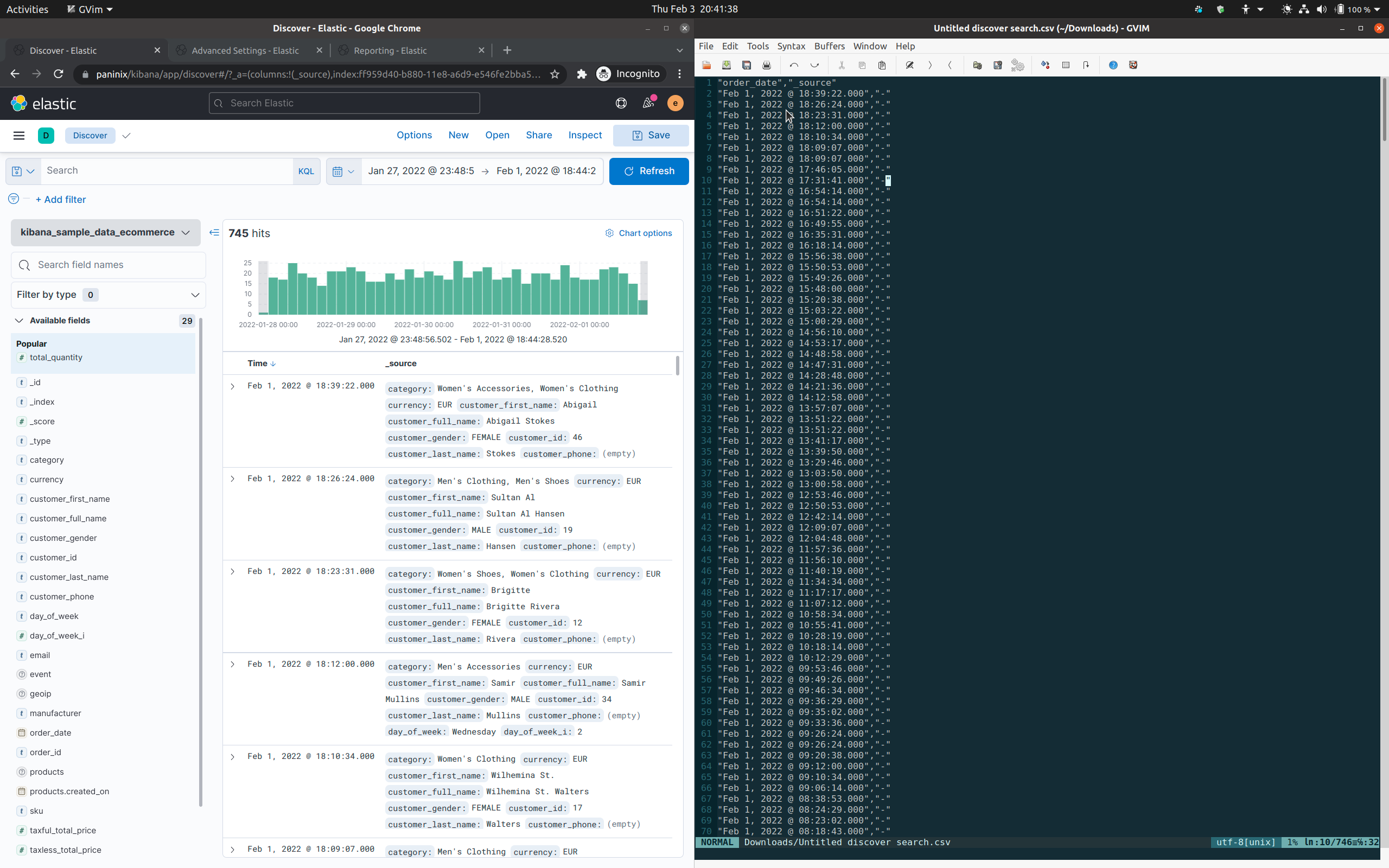 [Reporting] CSV Export shows no data other than timestamp and incorrect `_source` column · Issue ...