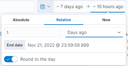 A Relative time selection with rounding leads a filtering issue in PDF report · Issue #148224 ...