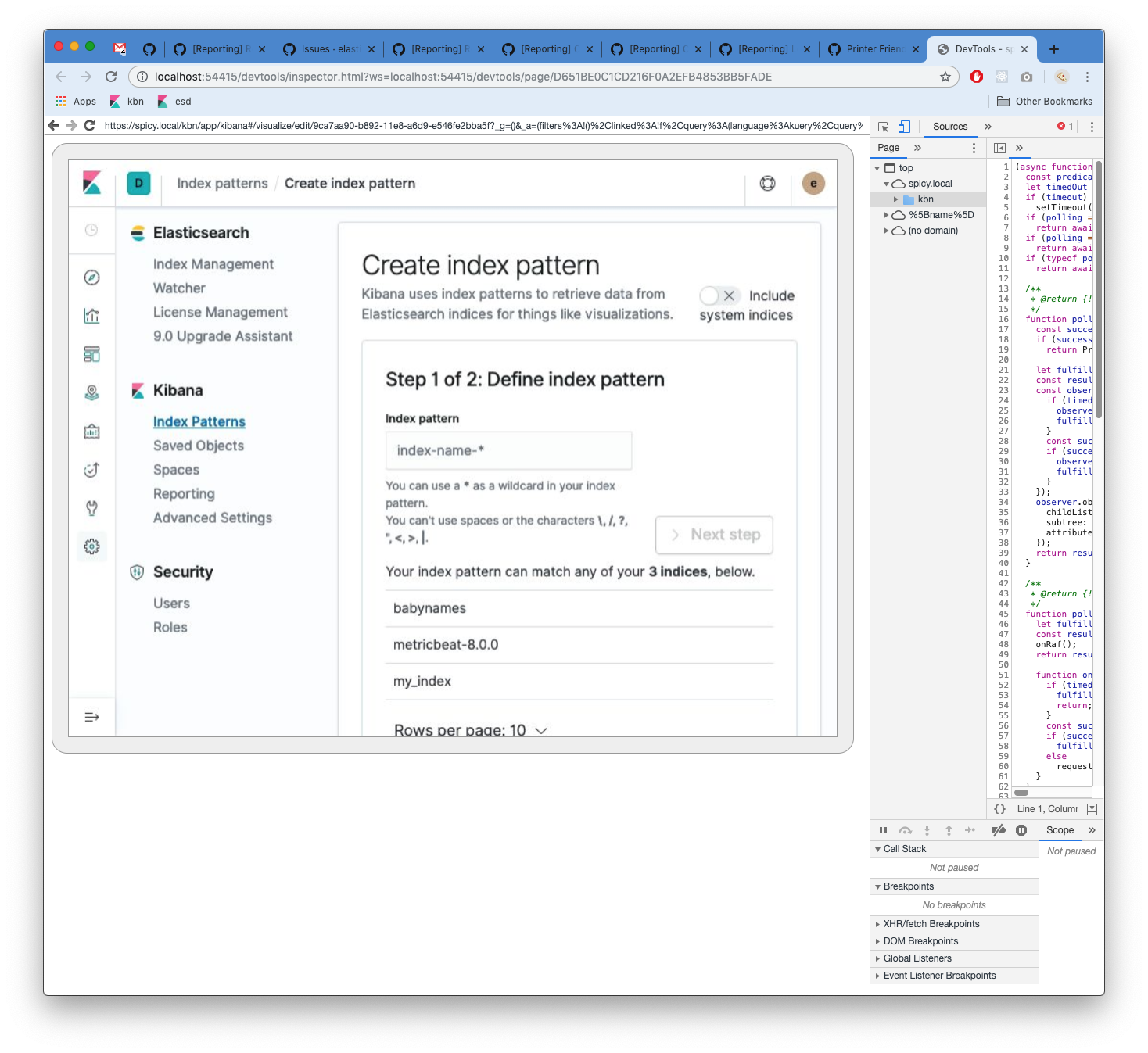 When Kibana redirects you to "Create an Index Pattern", toast messages may be suppressed · Issue ...