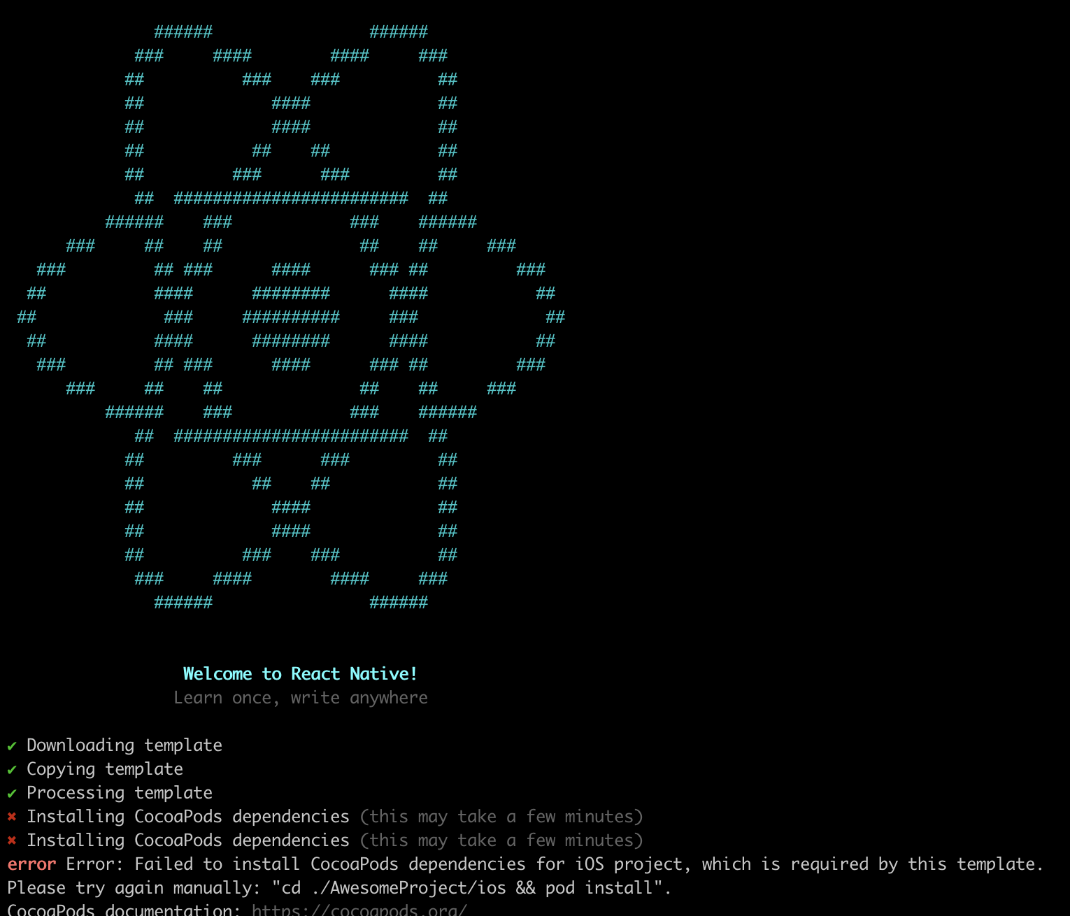 Awesomeproject Not Working On Apple M1 · Issue 32188 · Facebookreact Native · Github