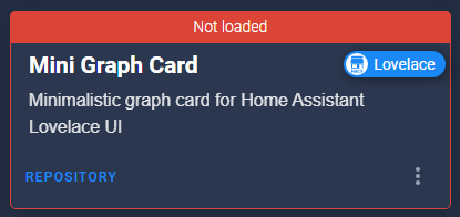 Updated HACS and now addon is showing "Not Loaded" · Issue #379 · kalkih/mini-graph-card · GitHub