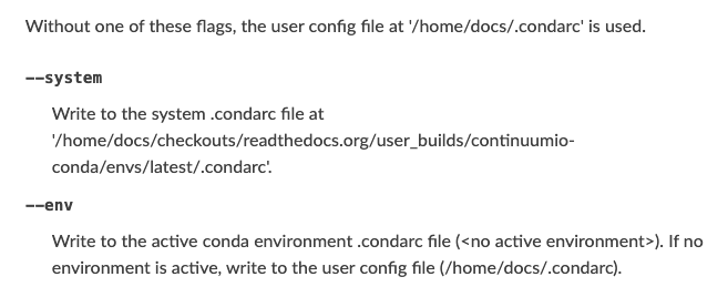 Issues Between Cli Help And Cli Docs · Issue 11725 · Condaconda · Github