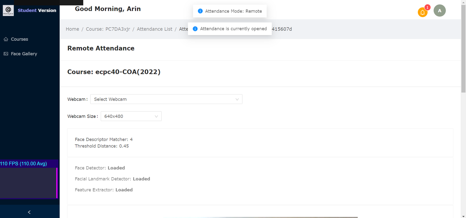 GitHub - arin-02/face-recognition-attendance-system