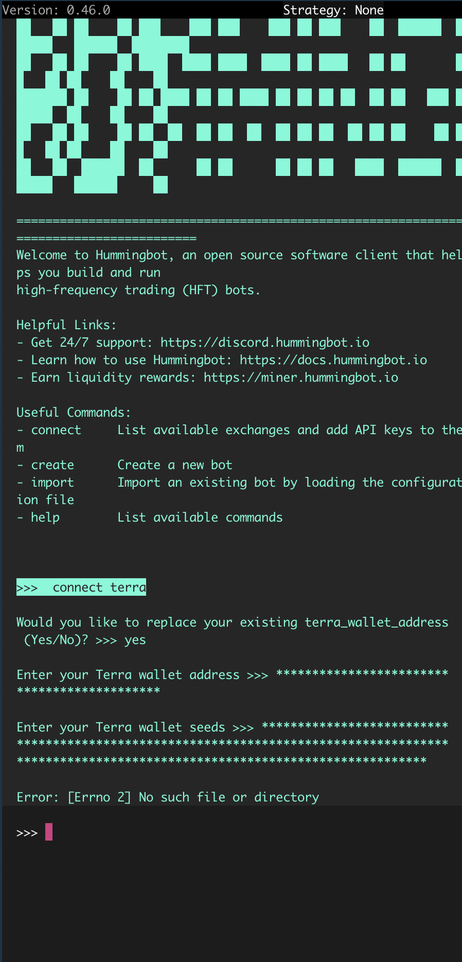 DEX Connector for Terra in Gateway v1 · Issue #4971 · hummingbot/hummingbot · GitHub