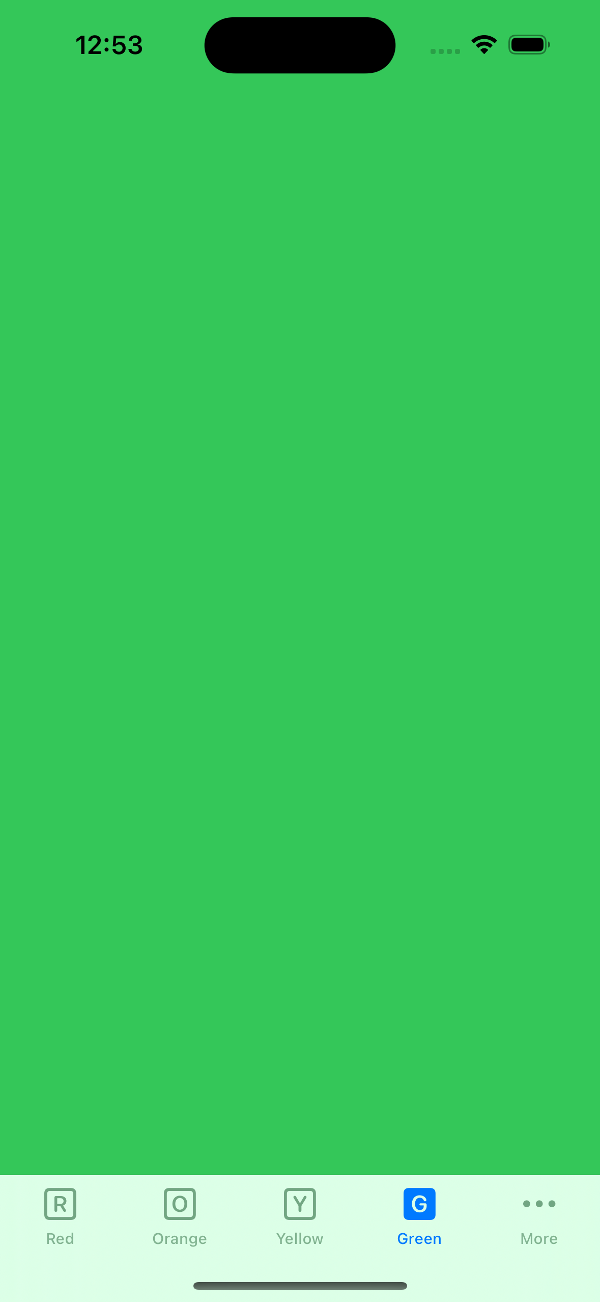 GitHub - sanskritisinha02/Rainbow_Tabs: Exercise: UIKit(Develop in Swift Fundamentals)