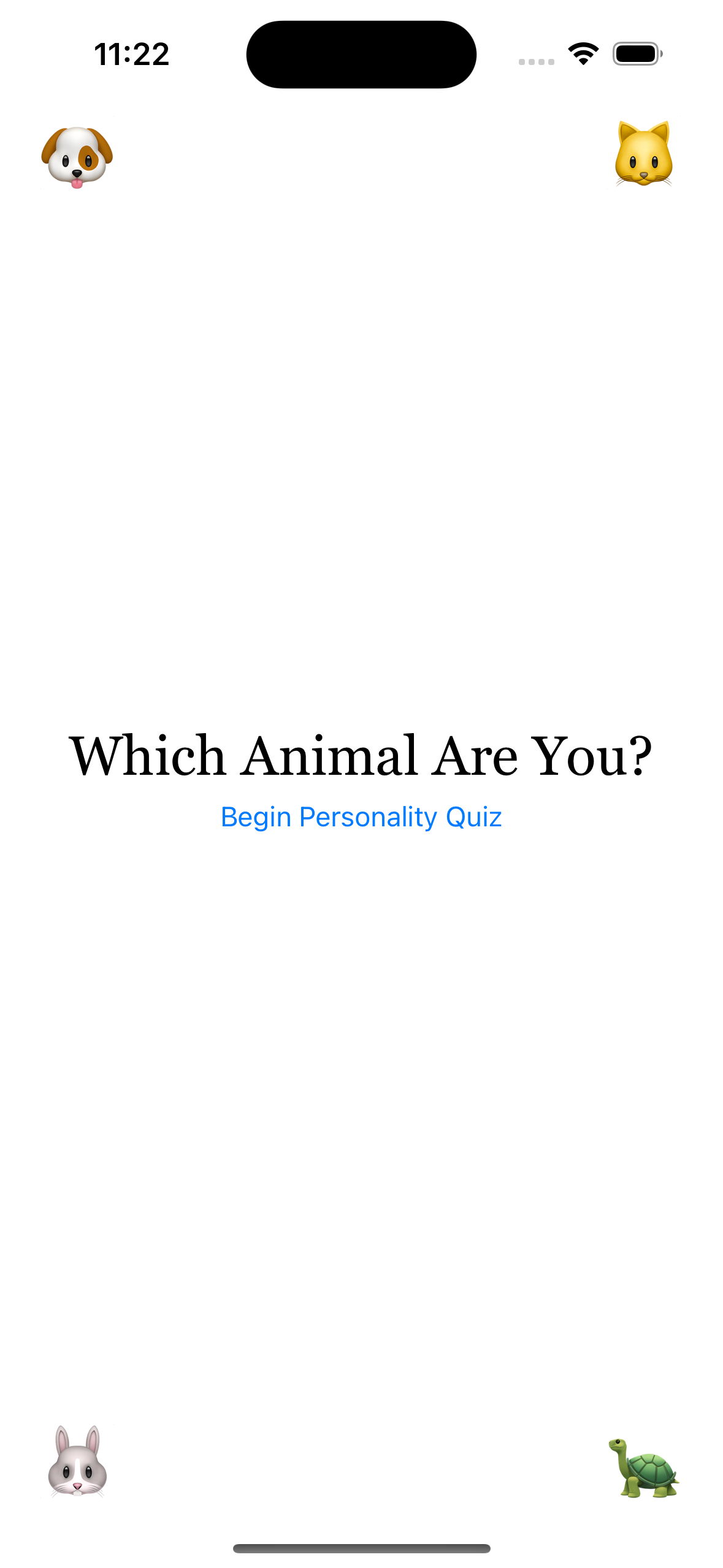 GitHub - sanskritisinha02/personalityQuiz: Guided Project : Personality Quiz