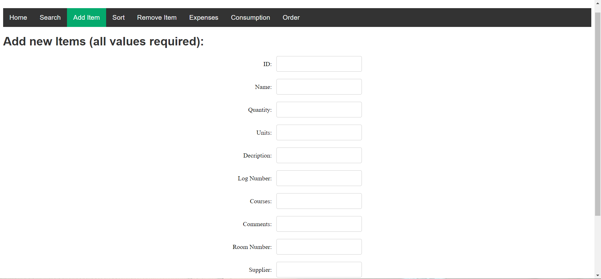 GitHub - Angad-Hundal/Lab-Inventory: Manage the lab inventory