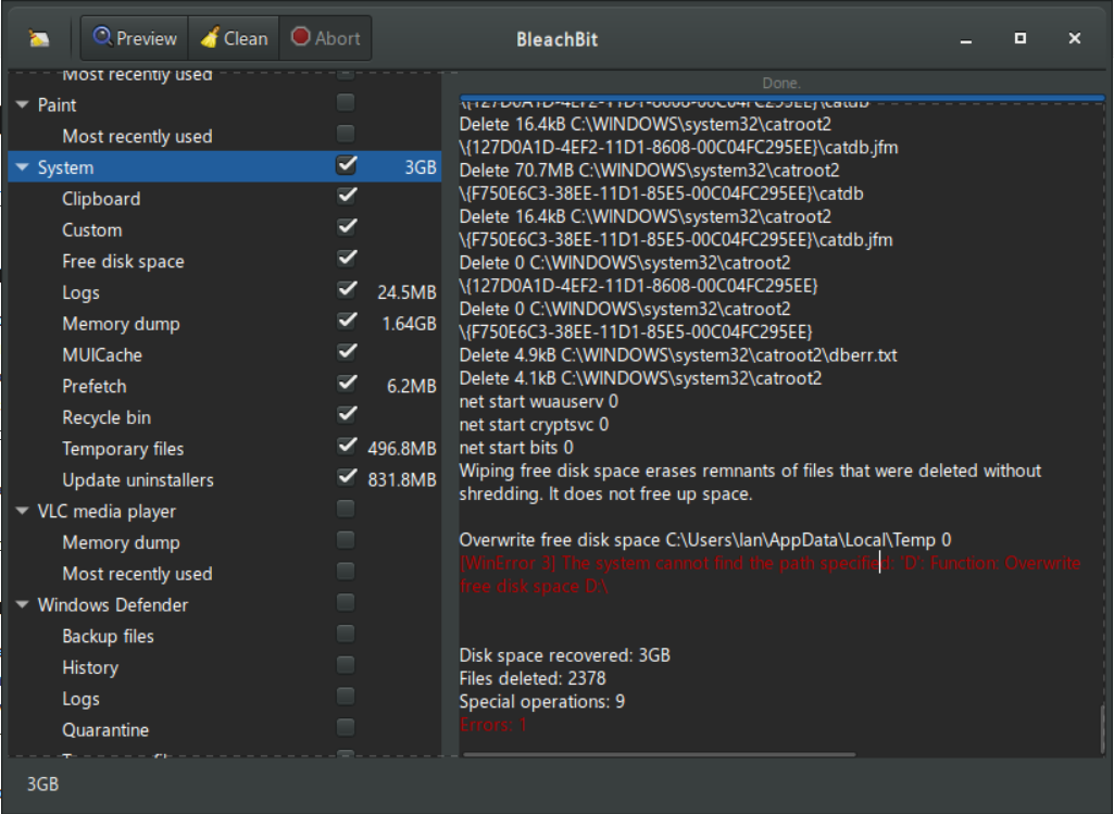 WinError 3 · Issue #1273 · bleachbit/bleachbit · GitHub
