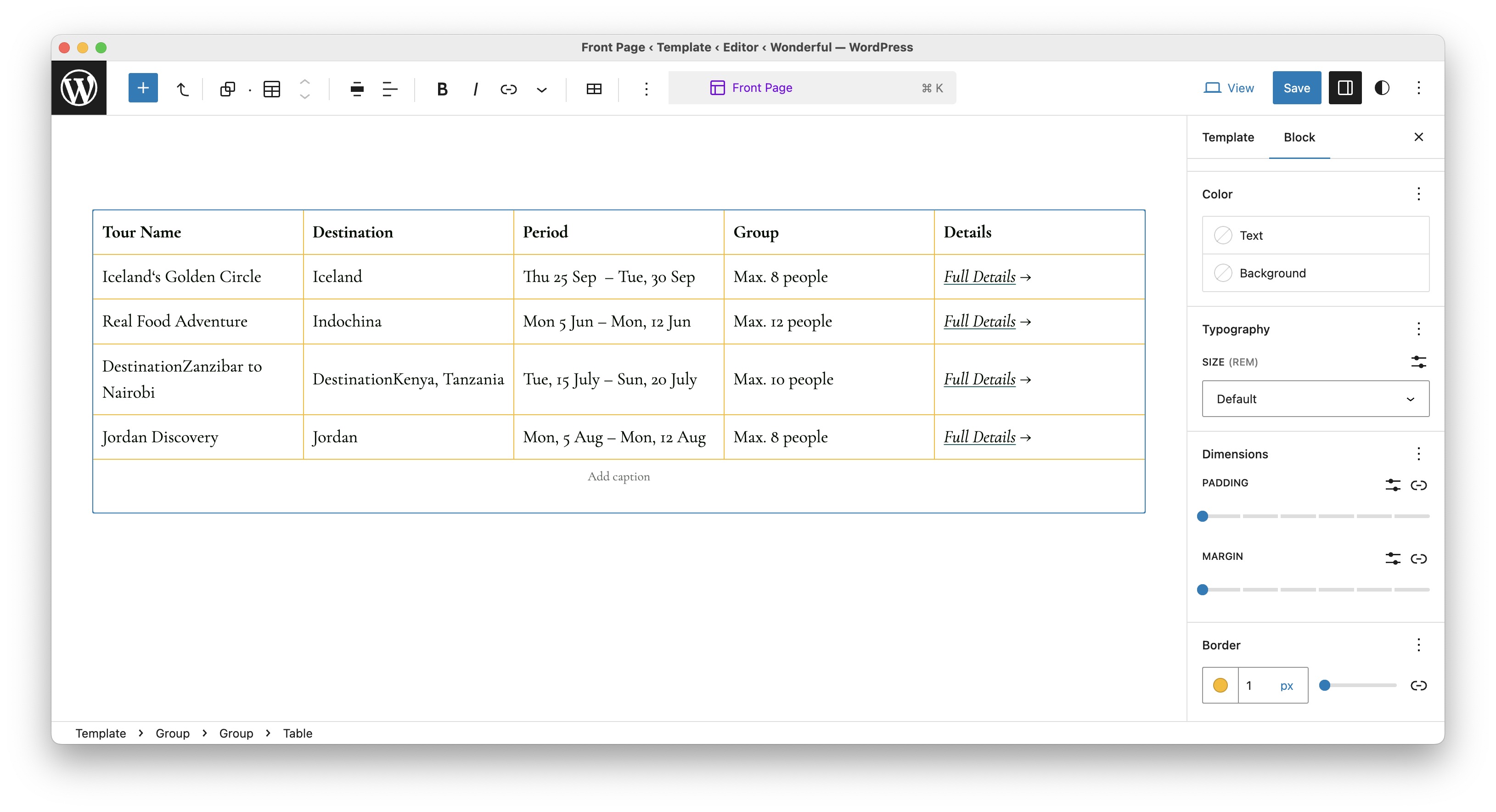 Global Styles: Border setting for Table block doesn't work as you expect · Issue #50850 ...