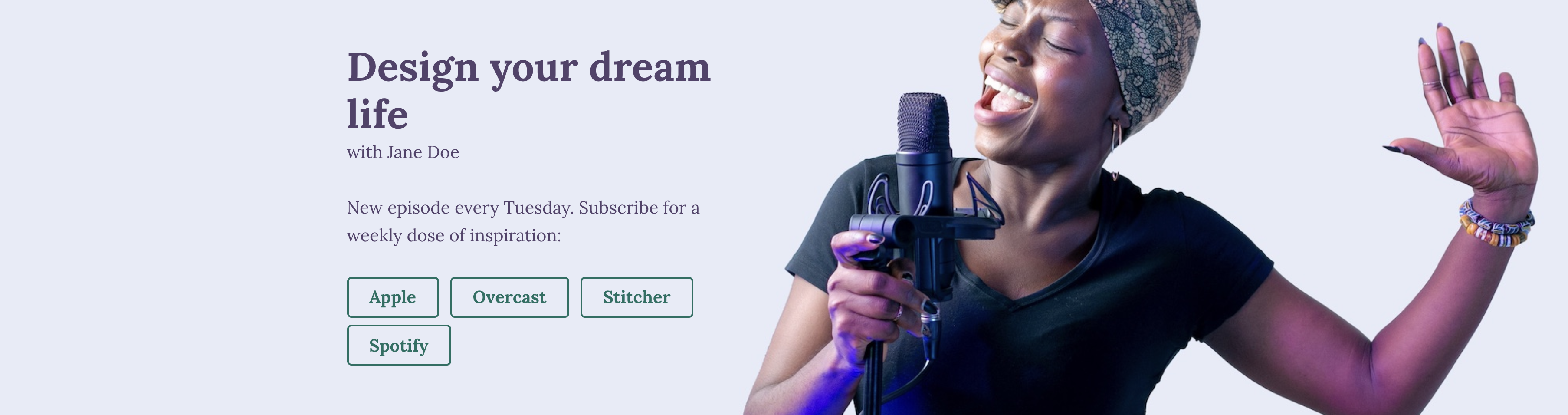 Podcast hero · Issue #79 · Automattic/blockpatterns · GitHub