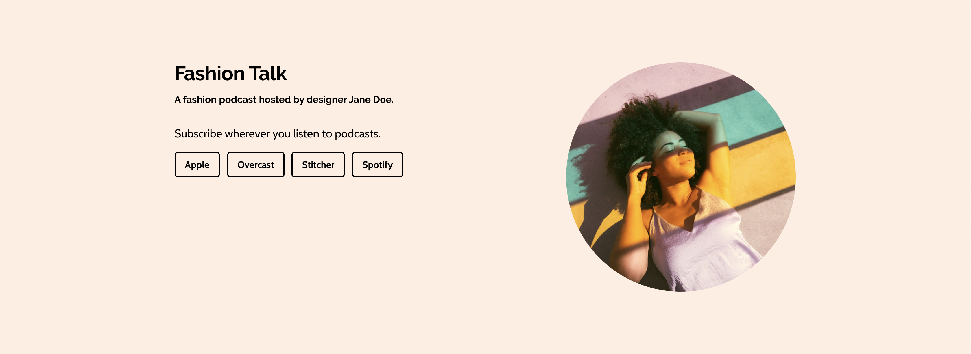 Podcast hero · Issue #80 · Automattic/blockpatterns · GitHub