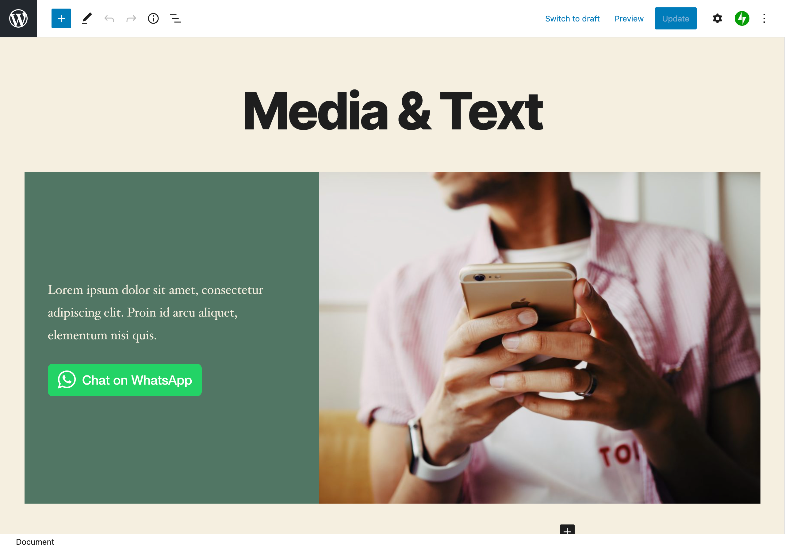 Seedlet, Varia child themes: Extra padding added to inner blocks in Media & Text block · Issue ...