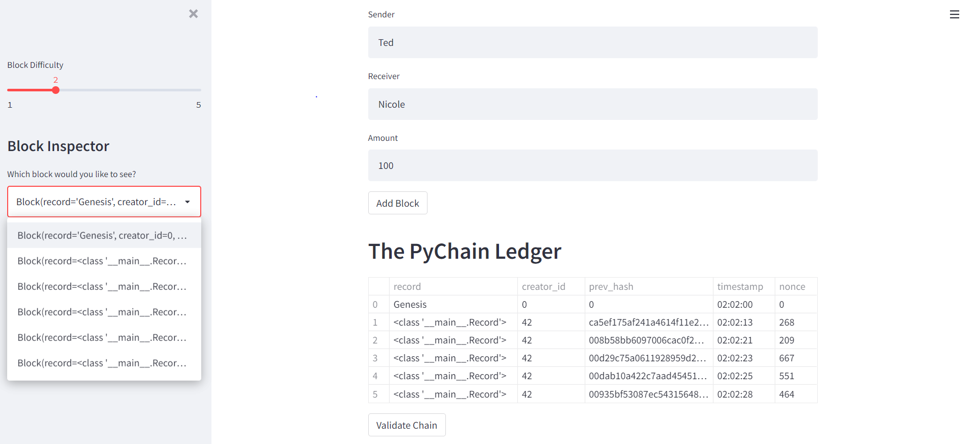 GitHub - EdwardSchryver00/Pychain-Ledger