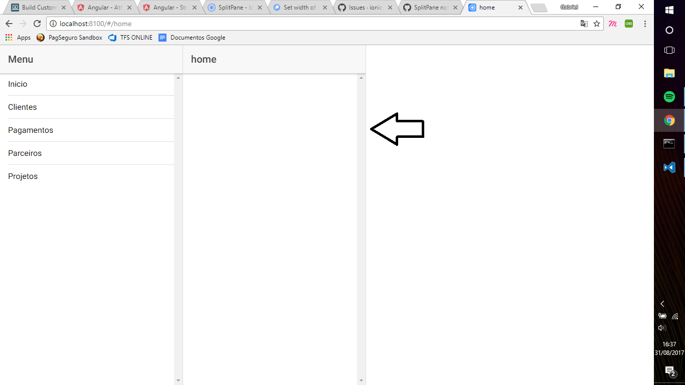 SplitPane showing only half of screen