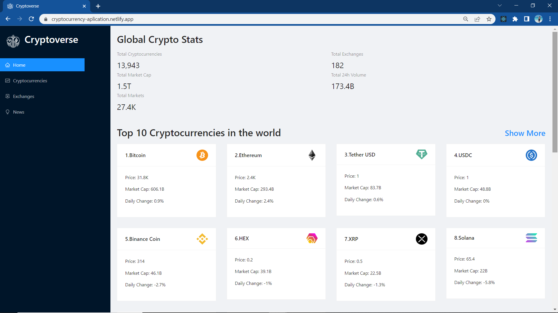 GitHub - srAndrii/cryptocurrency-app