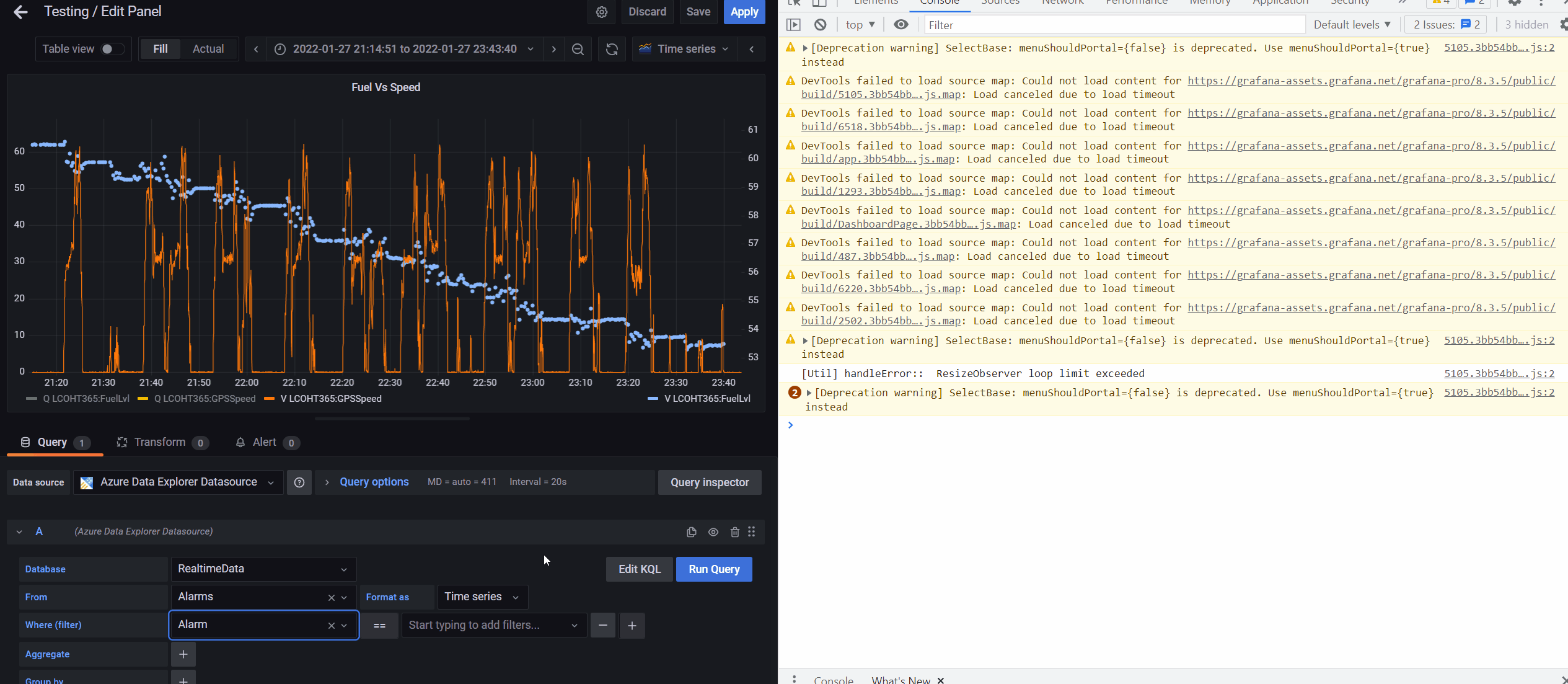 Query Builder Unable To List Filter Values When The Key Include Spaces · Issue 318 · Grafana