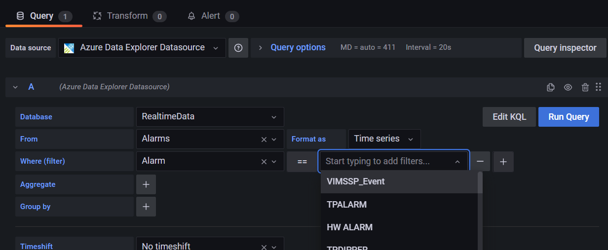 Query builder: Unable to list filter values when the key include spaces · Issue #318 · grafana ...