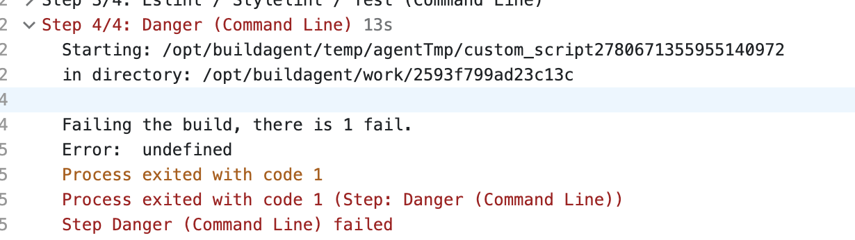 [BUG] Error: undefined when running using Docker · Issue #1333 · danger/danger-js · GitHub