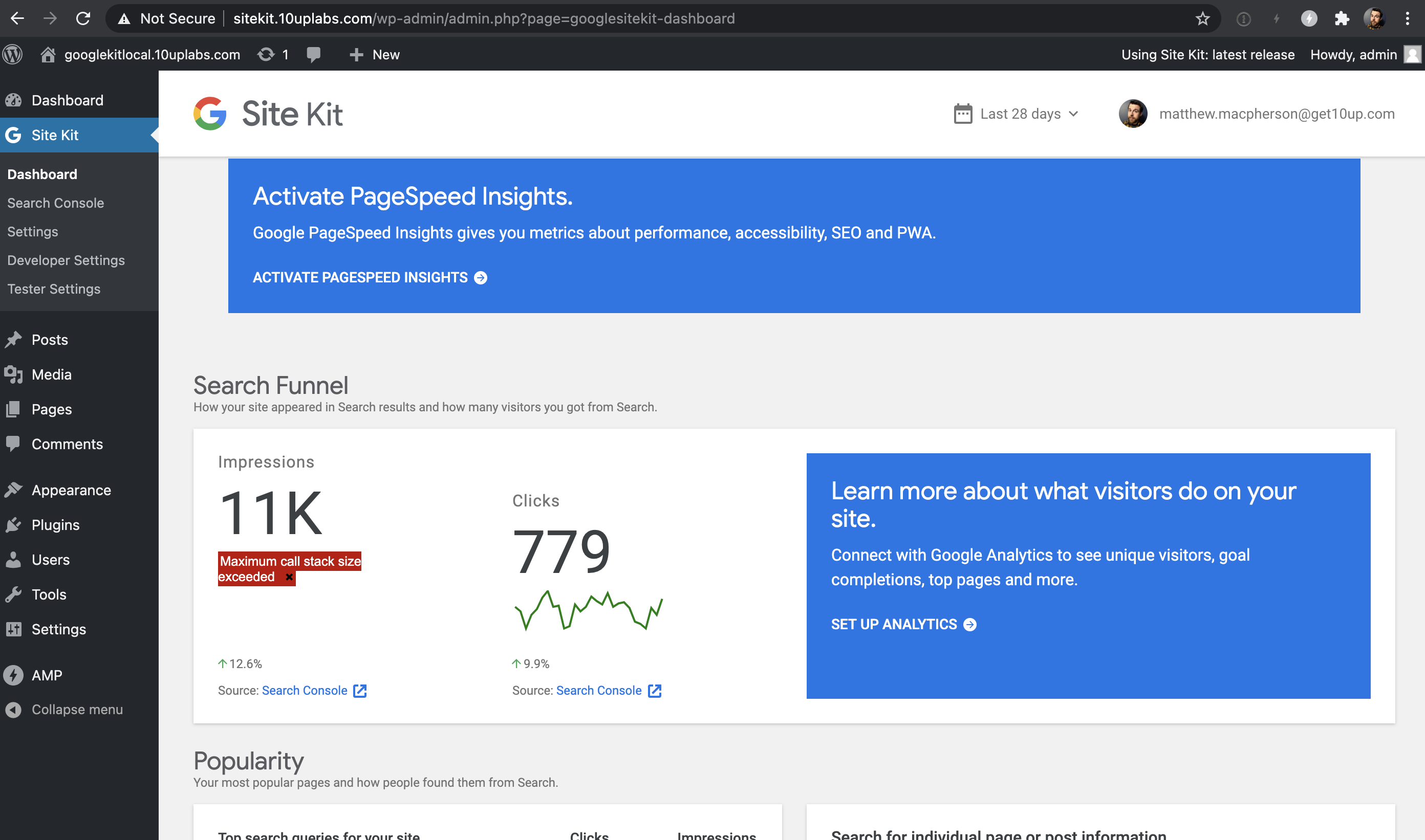 Fix "Maximum call stack size exceeded" errors from Google charts library · Issue #2247 · google ...