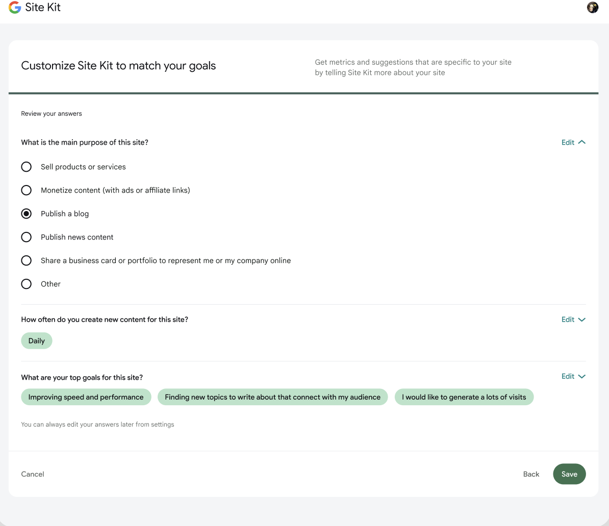 Implement new design for Review screen of User Input page with the new Inline Edit interface ...