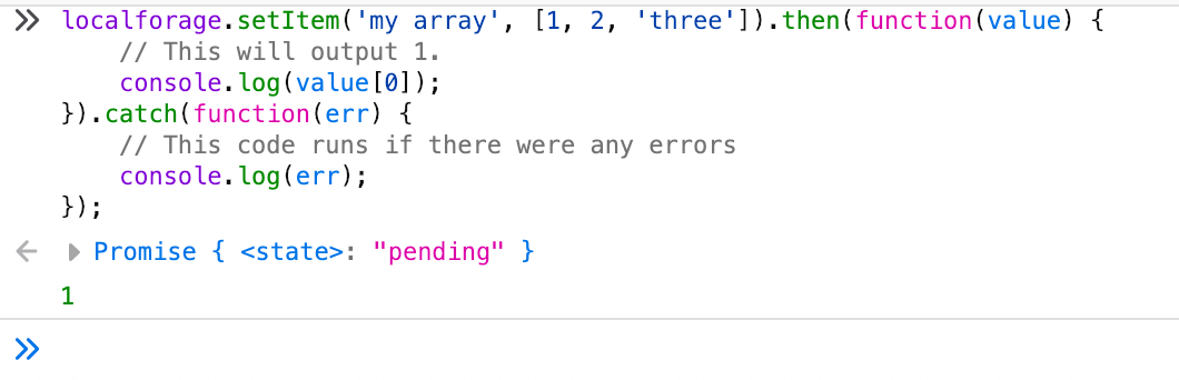 Why promise of setItem pending too long? · Issue #865 · localForage/localForage · GitHub