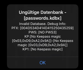 invalid database · Issue #303 · strongbox-password-safe/Strongbox · GitHub