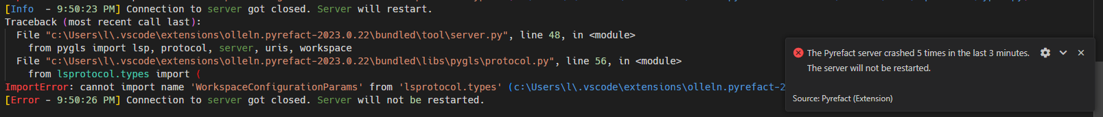 Extension failing to launch · Issue #25 · OlleLindgren/pyrefact-vscode-extension · GitHub