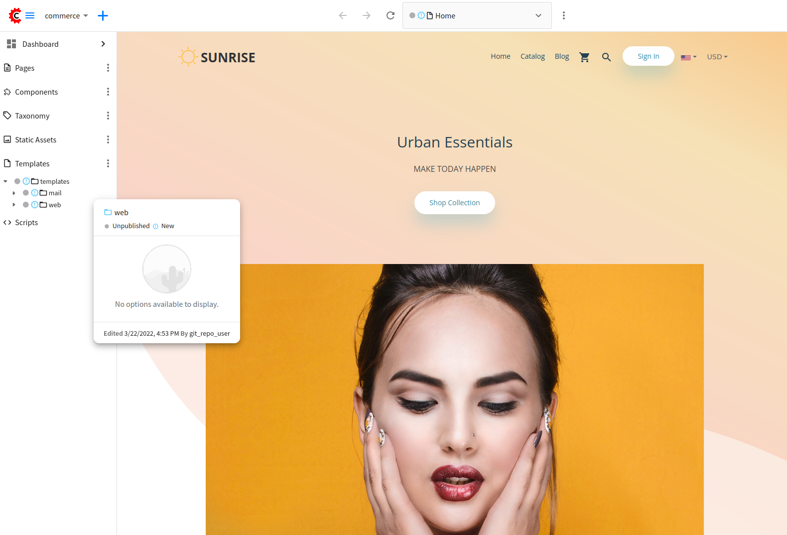 [video Center Blueprint][commercetools Blueprint] Author Role Has No Available Actions For
