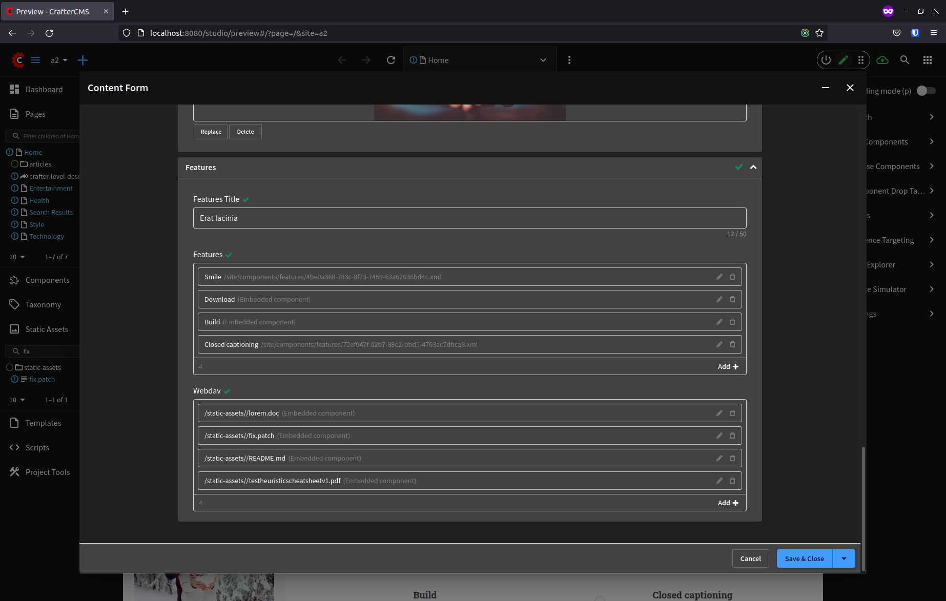 [studio][studio-ui] Item Selector Controller adding a duplicate with an additional `/` when ...