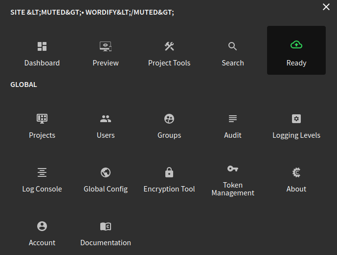 [studio] -Upgrade Manager- Project name not being rendered correctly in Navigation Menu for BPs ...