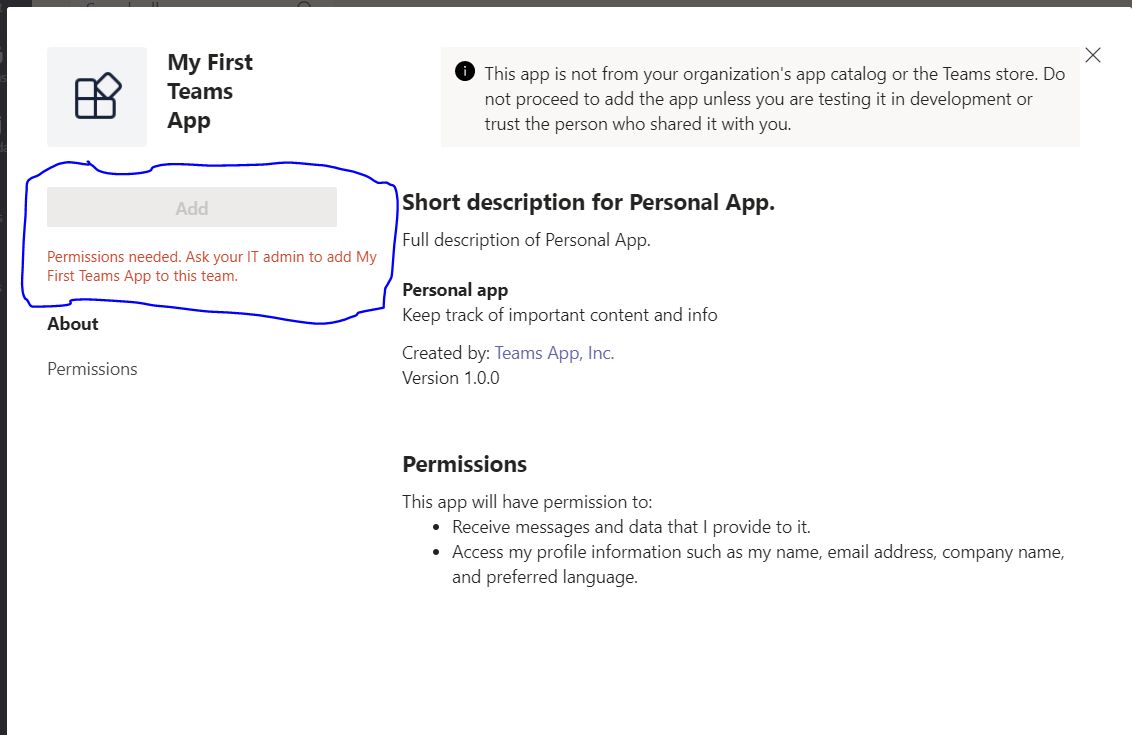 Button for last step not enabled · Issue #2998 · MicrosoftDocs/msteams-docs · GitHub