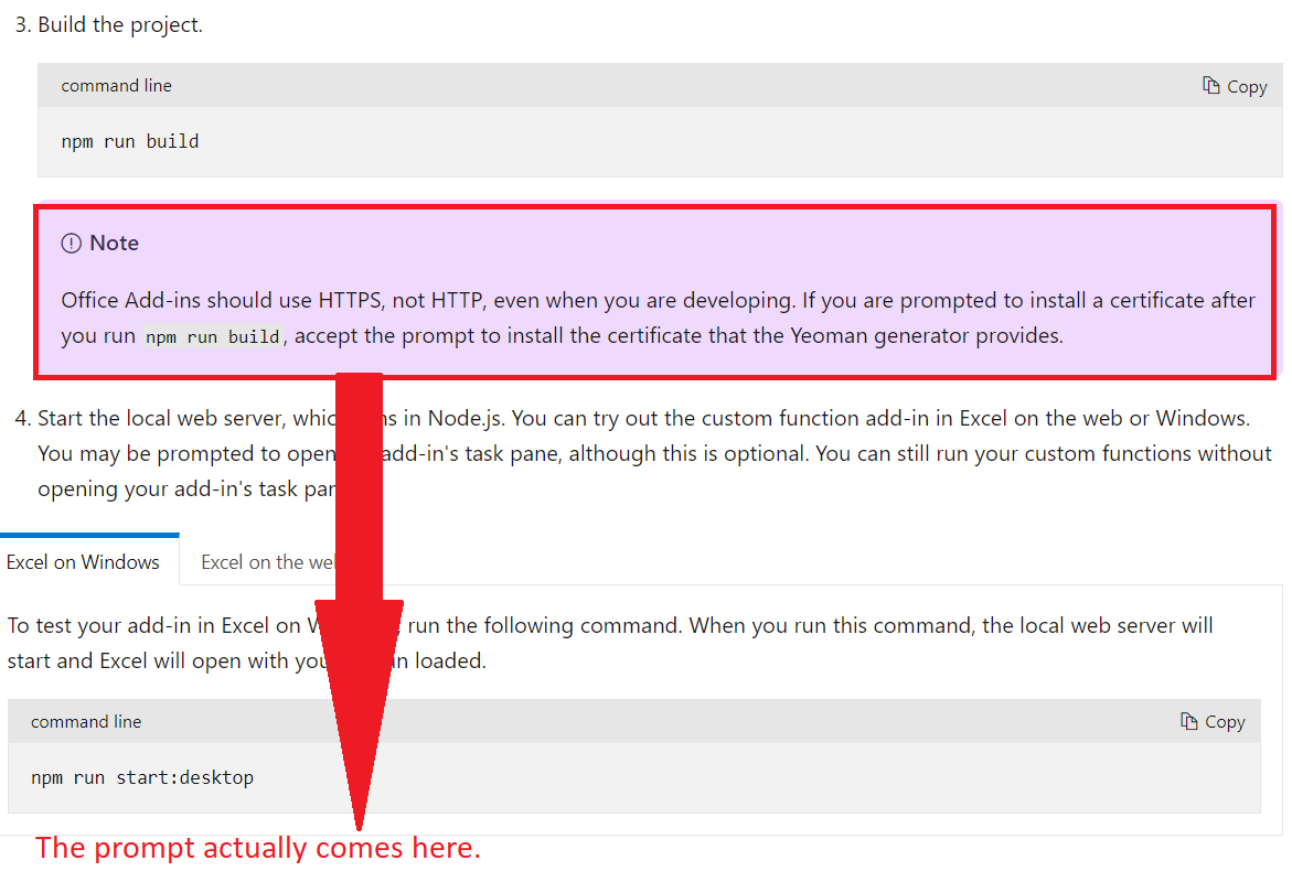 Note is in the wrong place in custom functions quick start · Issue #2832 · OfficeDev/office-js ...
