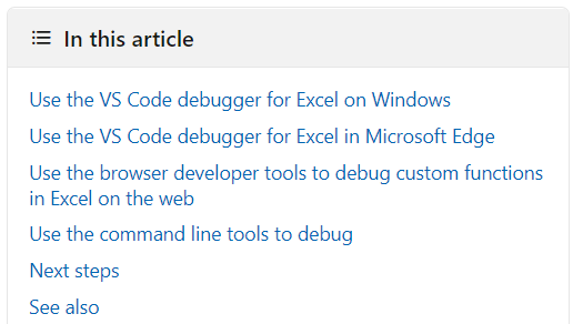 Lack of or unclear or out of date debugging instructions in `yo office ...