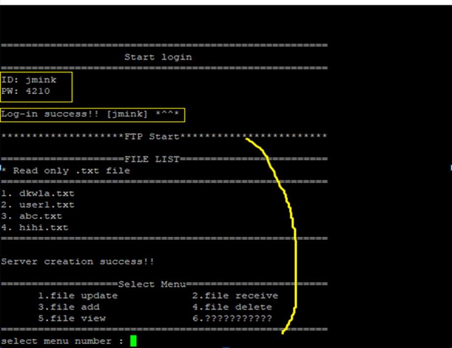 GitHub - JiMin4210/FILE_FTP: 📂 Linux 환경 TCP/IP 소켓 통신을 통한 사용자간 실시간 파일 전송 시스템