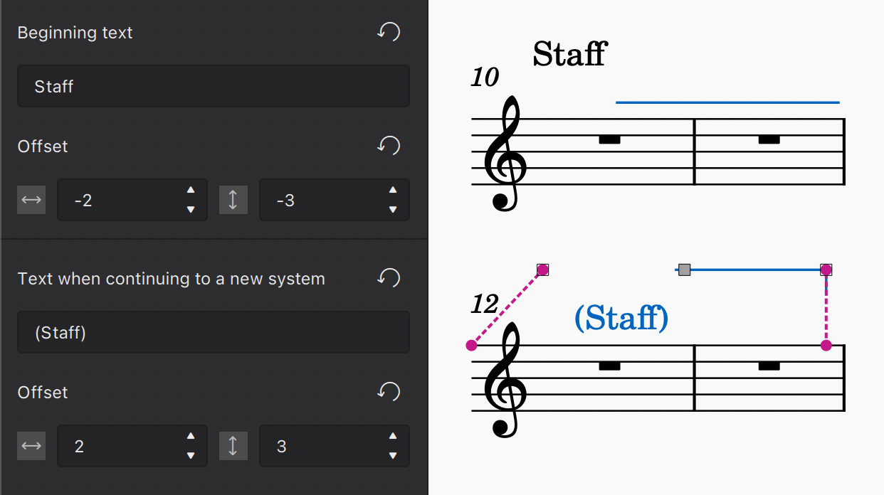 [MU4 Issue] Text-lines: "Offset" doesn't work as it should · Issue #11266 · musescore/MuseScore ...