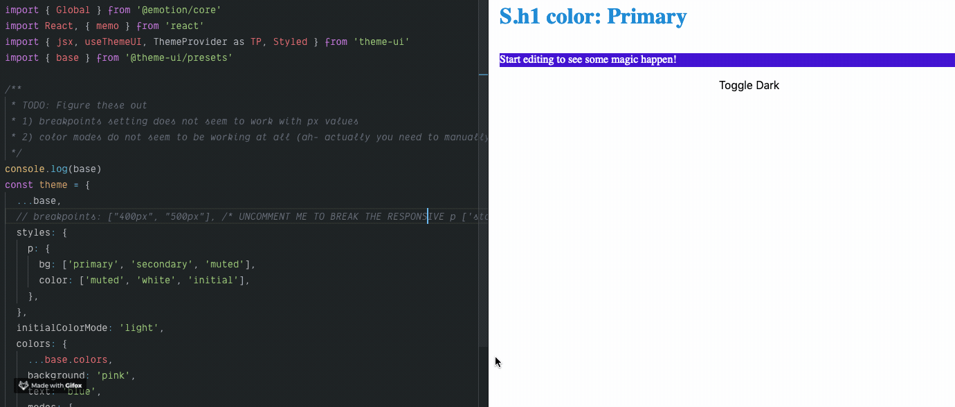 'px' values don't seem to work for breakpoints · Issue #159 · system-ui/theme-ui · GitHub