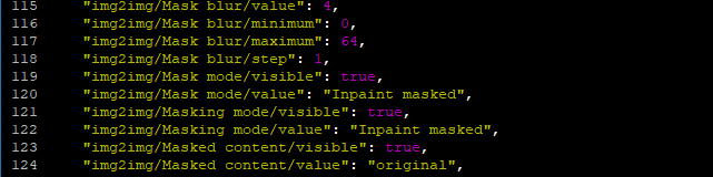 Warning: Bad ui setting value: img2img/Mask mode/value: Draw mask; Default value "Inpaint masked ...