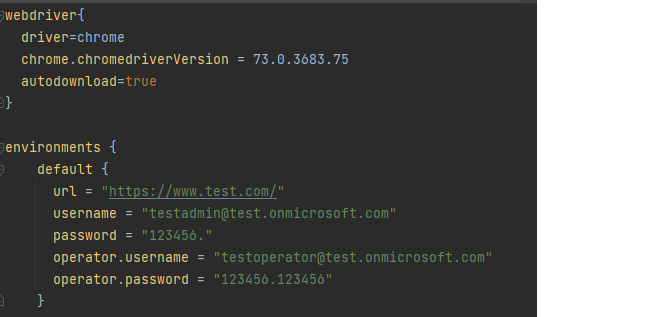 Encrypt the passwords and users in environments · Issue #3065 · serenity-bdd/serenity-core · GitHub