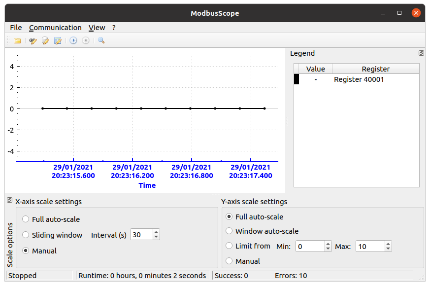 Make it possible to show wall clock time in x-scale · Issue #147 · ModbusScope/ModbusScope · GitHub
