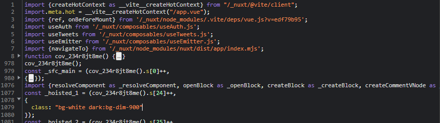 After integrating Cypress code coverage into Nuxt3, the app is not working properly. · Issue #60 ...