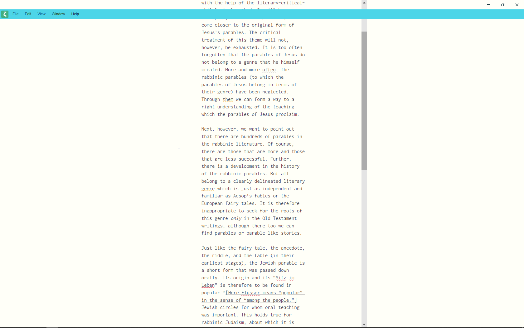 Extra Scroll Bar In The Middle Of The Page In Distraction Free Mode · Issue 4078 · Zettlr