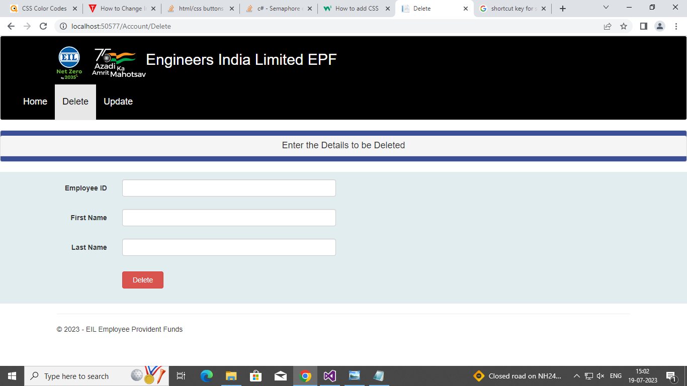 GitHub - Nandini-Srivastava/EPF-Management-System