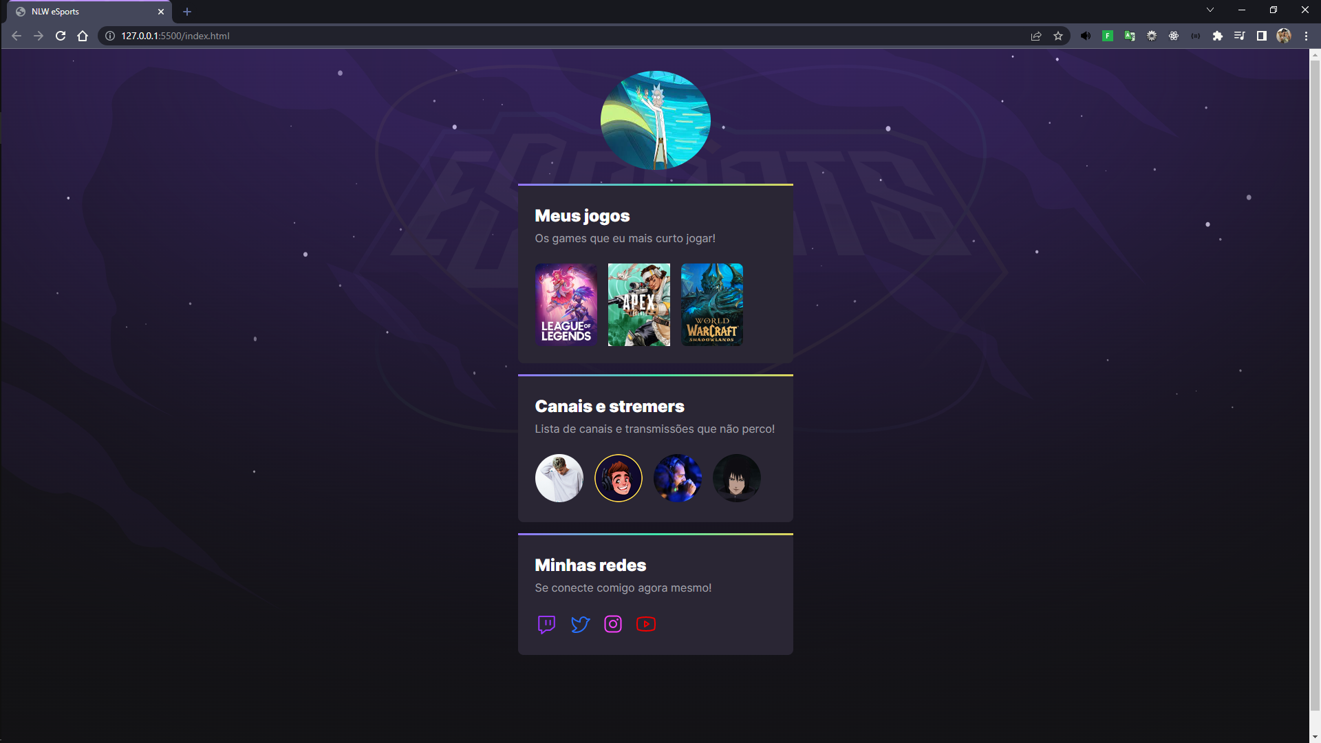 GitHub - Adonaikjr/project-games: Projeto da rocketseat NLW esports