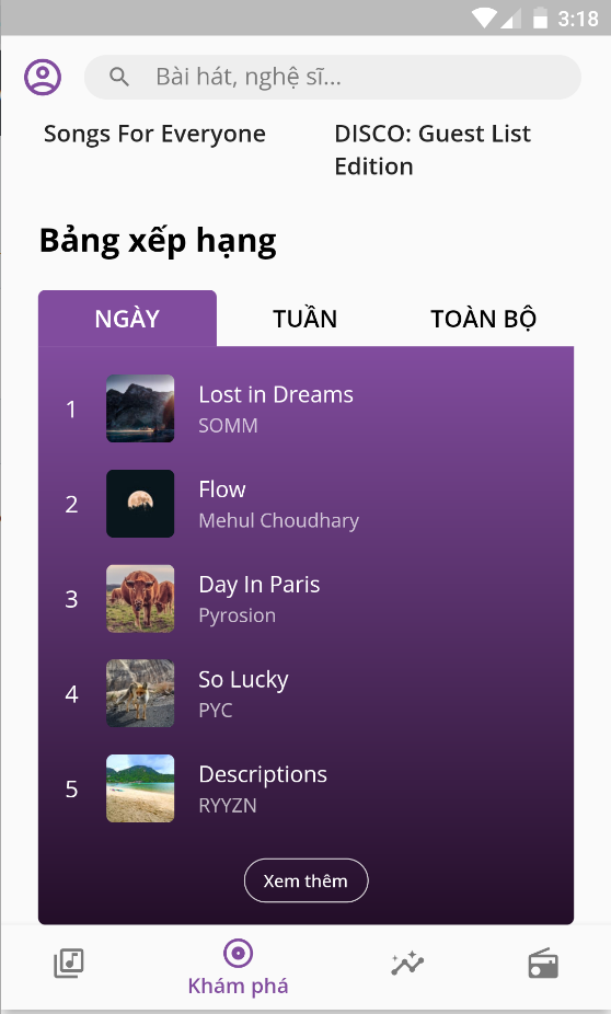 GitHub - phuongnam195/zing-mp3-clone: Online music app - a course project of Team 13 (I2SE)