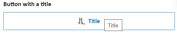 [JavaScript] A button with a title but no tooltip is duplicating the ...
