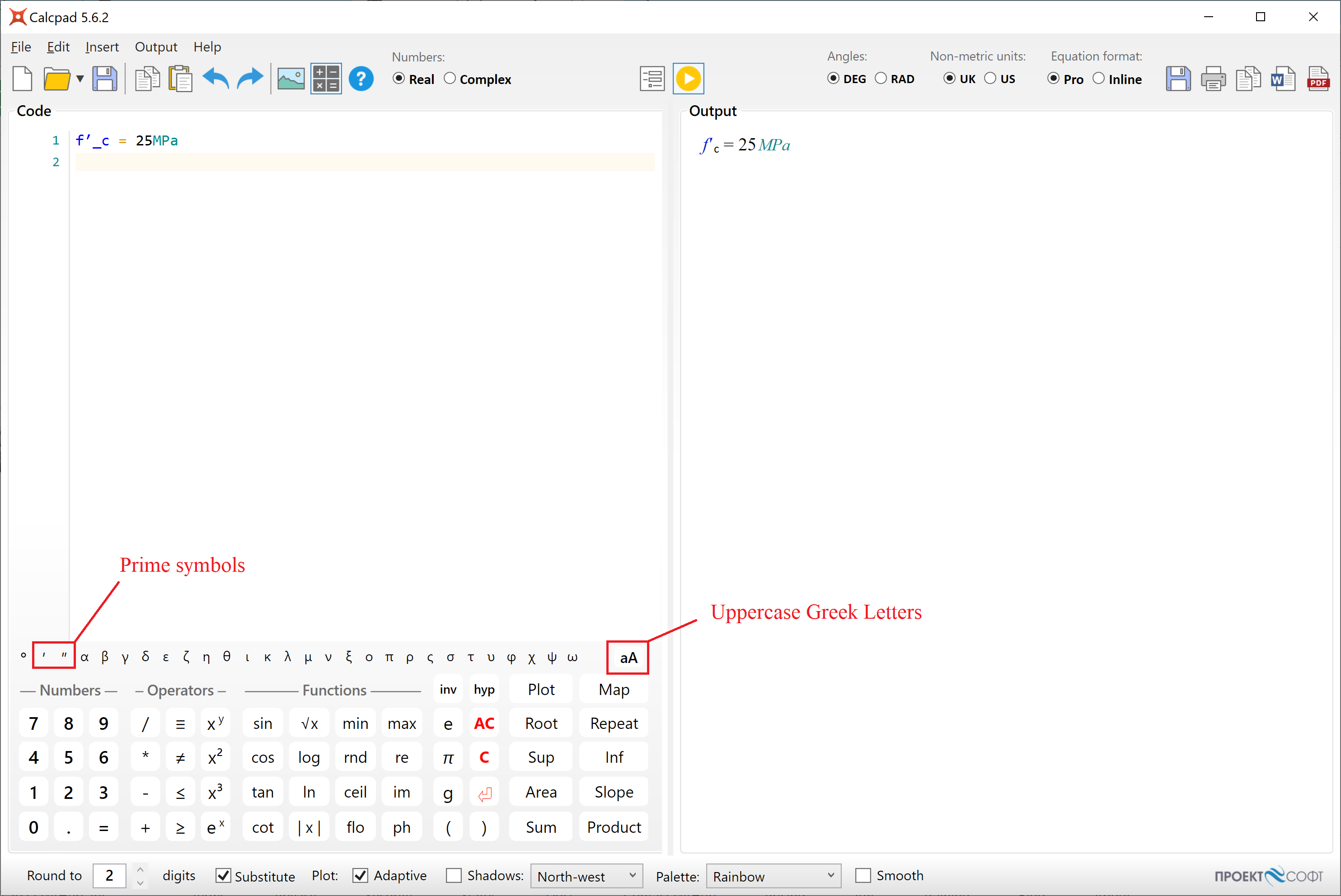 some special character for variable definition · Issue #3 · Proektsoftbg/Calcpad · GitHub