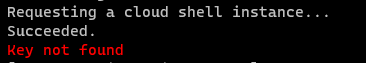 Azure Cloud Shell keeps resulting in "Key not found" error · Issue ...